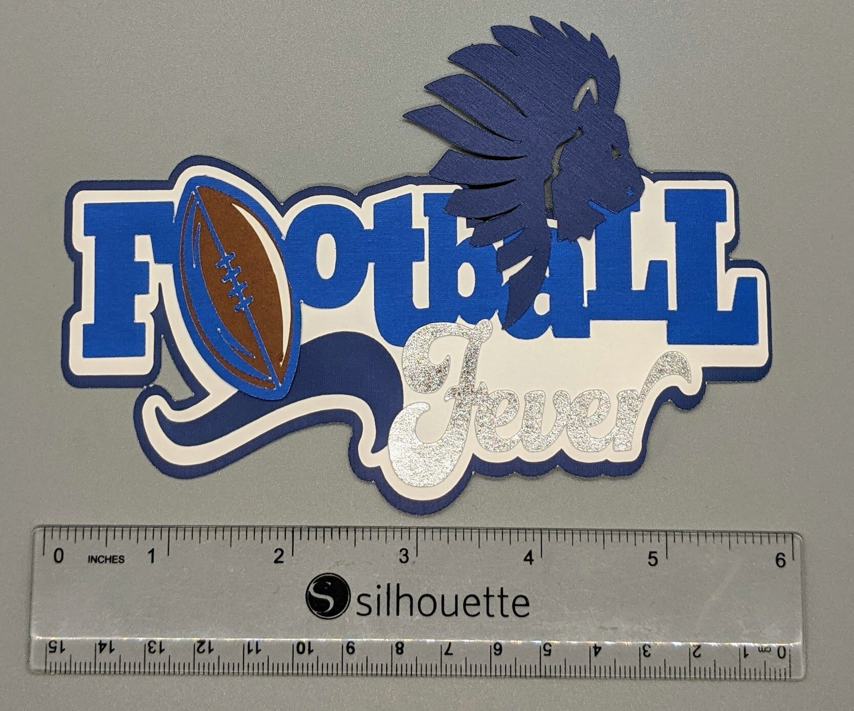 Football Fever Lions Diecut | Scrappy Happy Designs