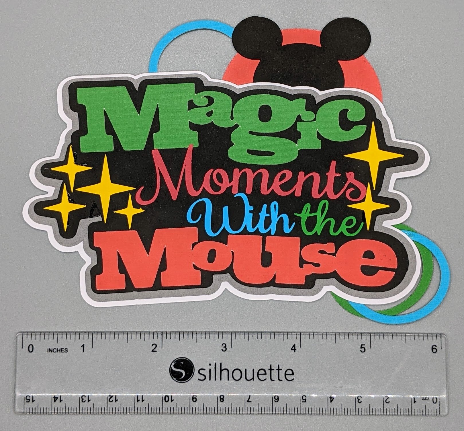 Magic Moments with the Mouse Diecut | Scrappy Happy Designs