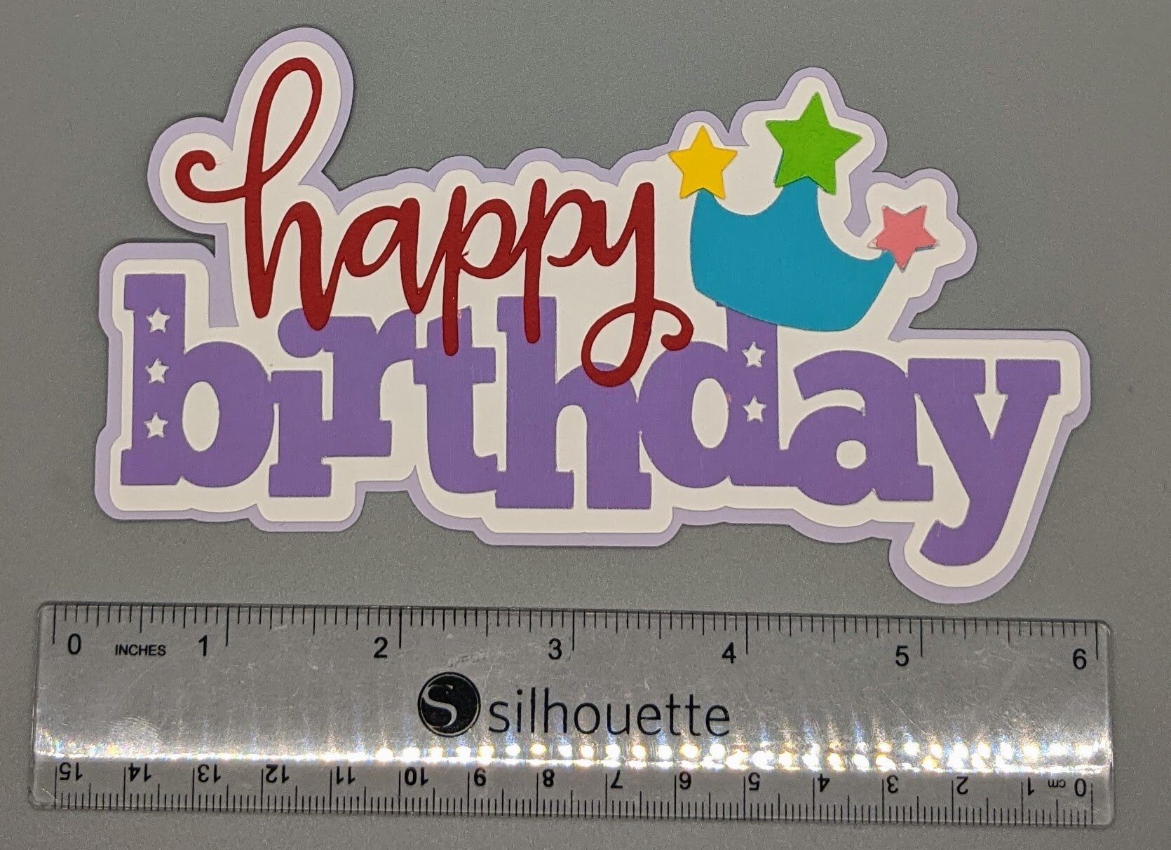Happy Birthday Diecut | Scrappy Happy Designs