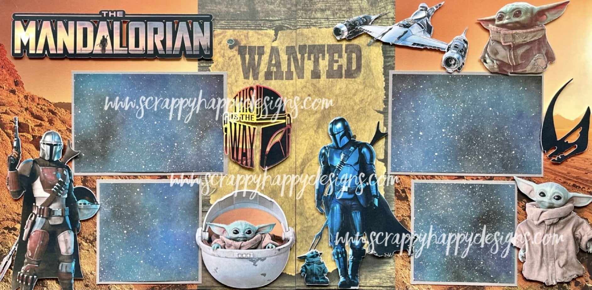 The Mandalorian Page Kit | Scrappy Happy Designs