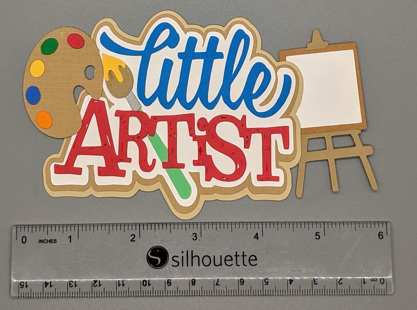 Little Artist Diecut | Scrappy Happy Designs