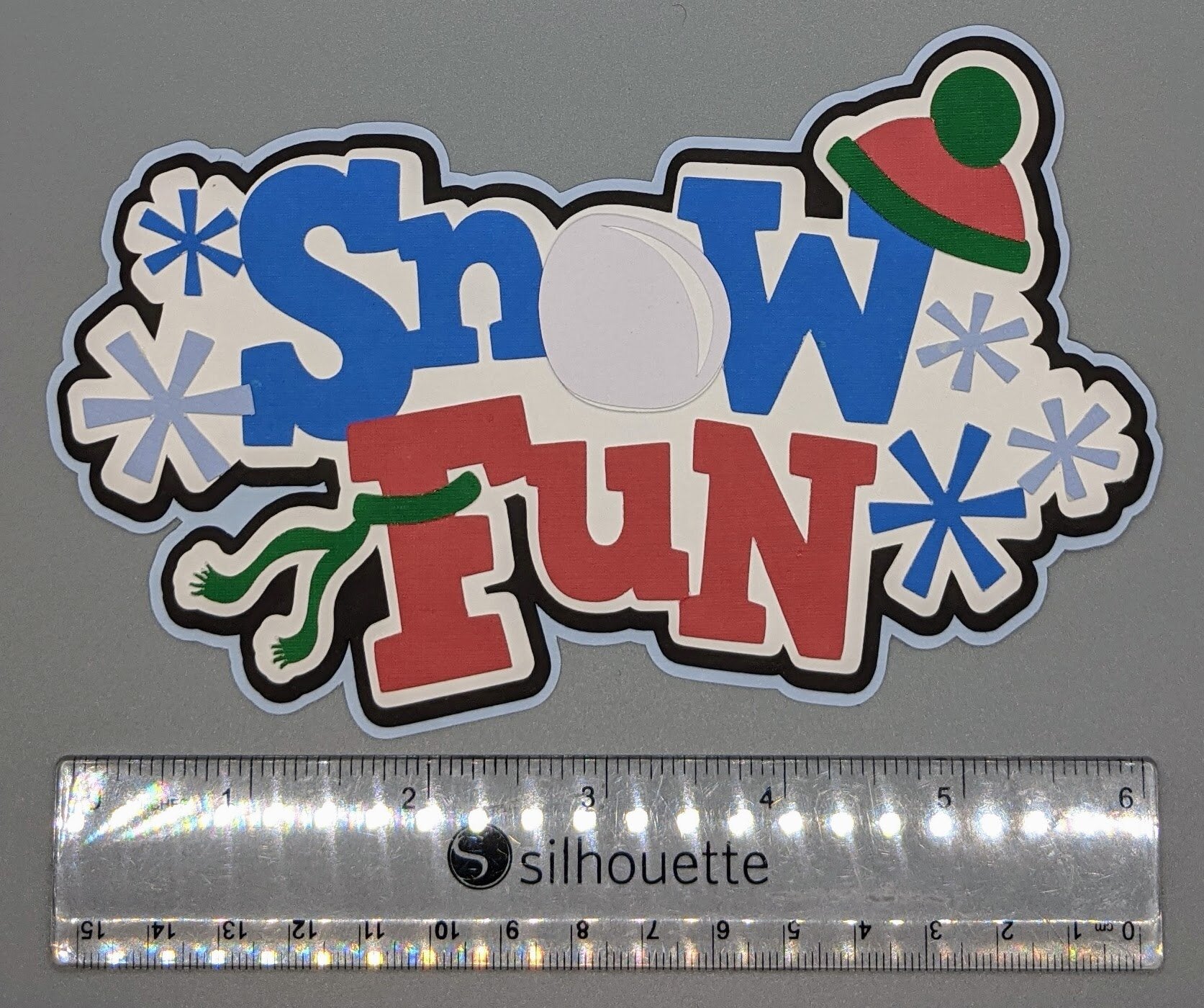 Snow Fun Diecut | Scrappy Happy Designs