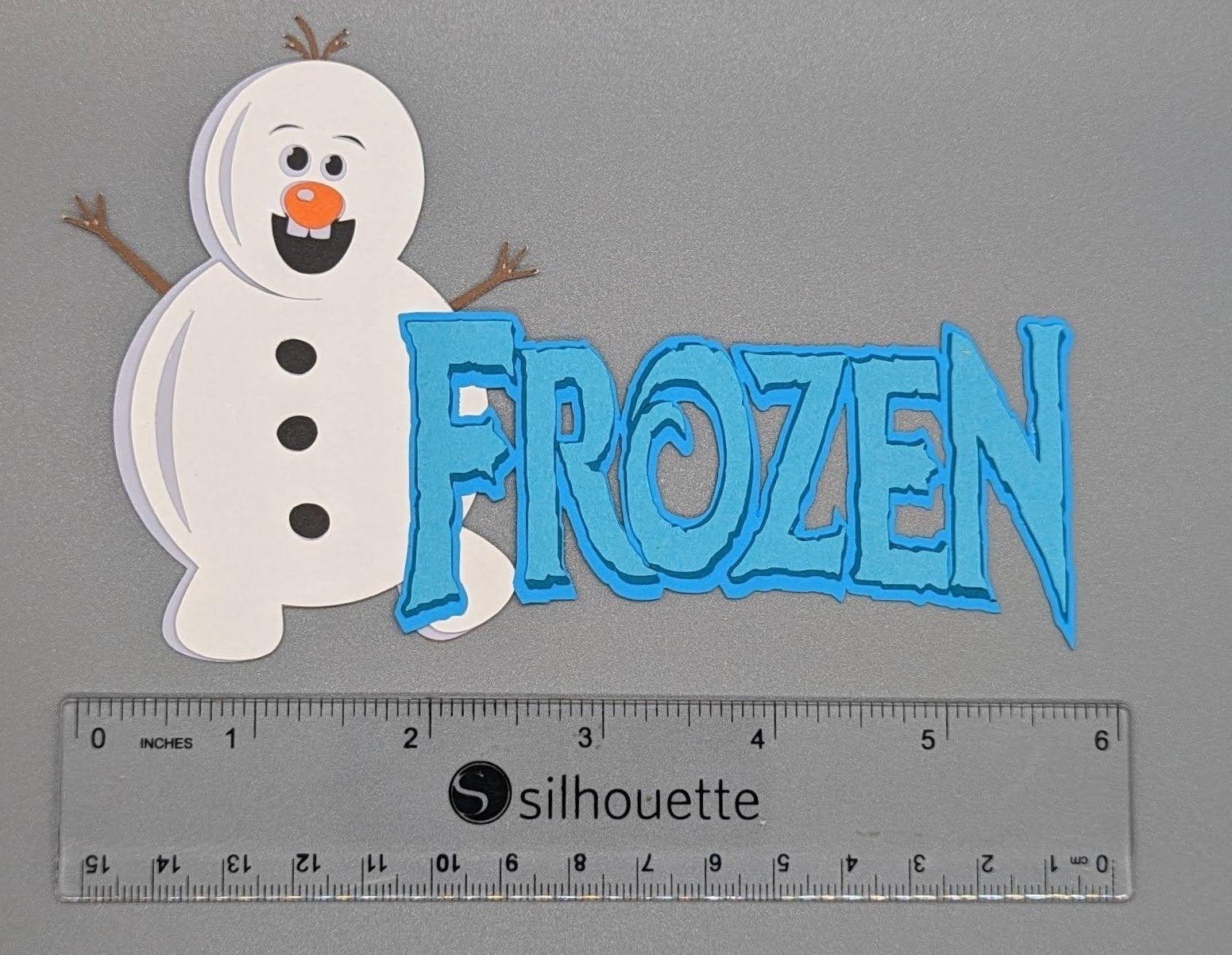Frozen Diecut | Scrappy Happy Designs