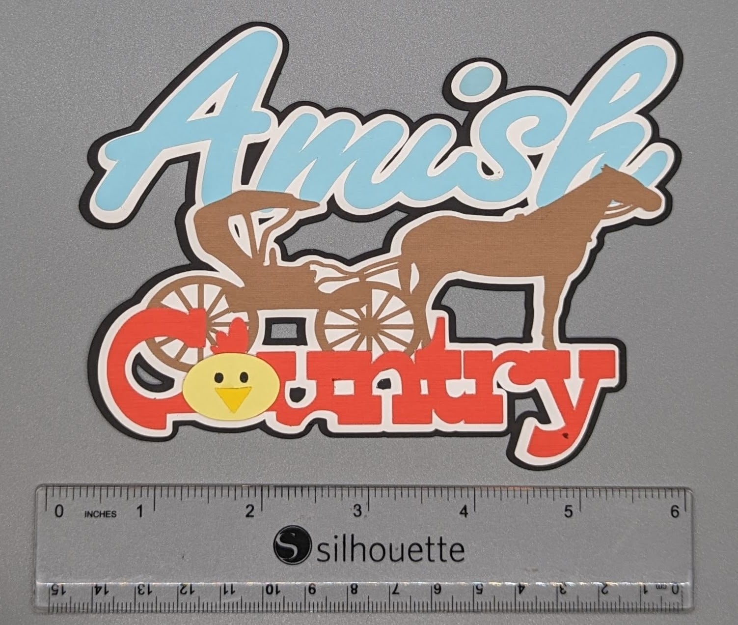 Amish Country Diecut | Scrappy Happy Designs
