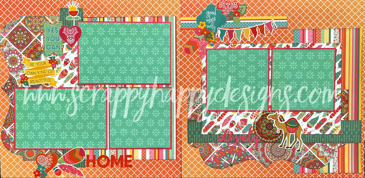 Premade Scrapbooking Layouts | Shop Beautiful Designs at Scrappy Happy ...