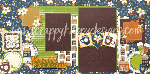 Premade Scrapbooking Layouts | Shop Beautiful Designs at Scrappy Happy ...