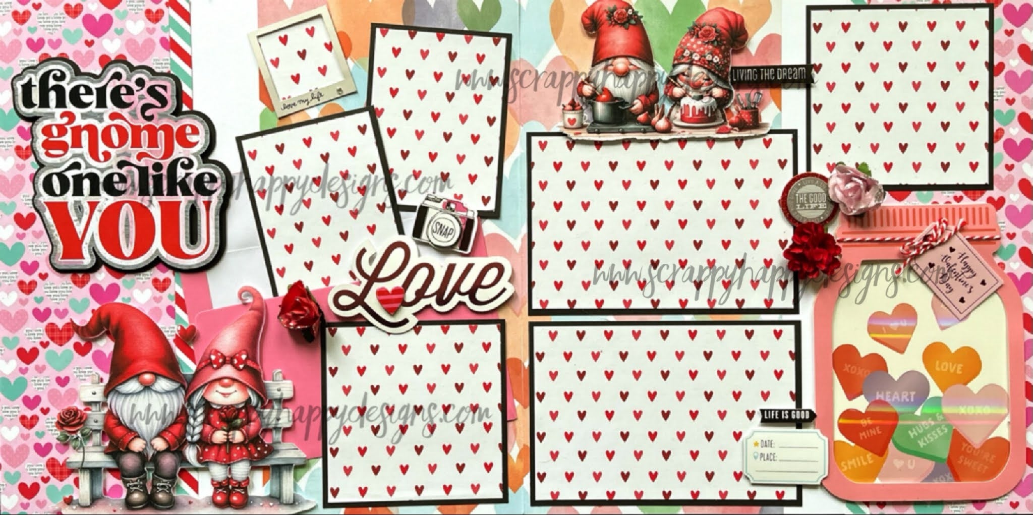 There's Gnome One Like You Page Kit | Scrappy Happy Designs