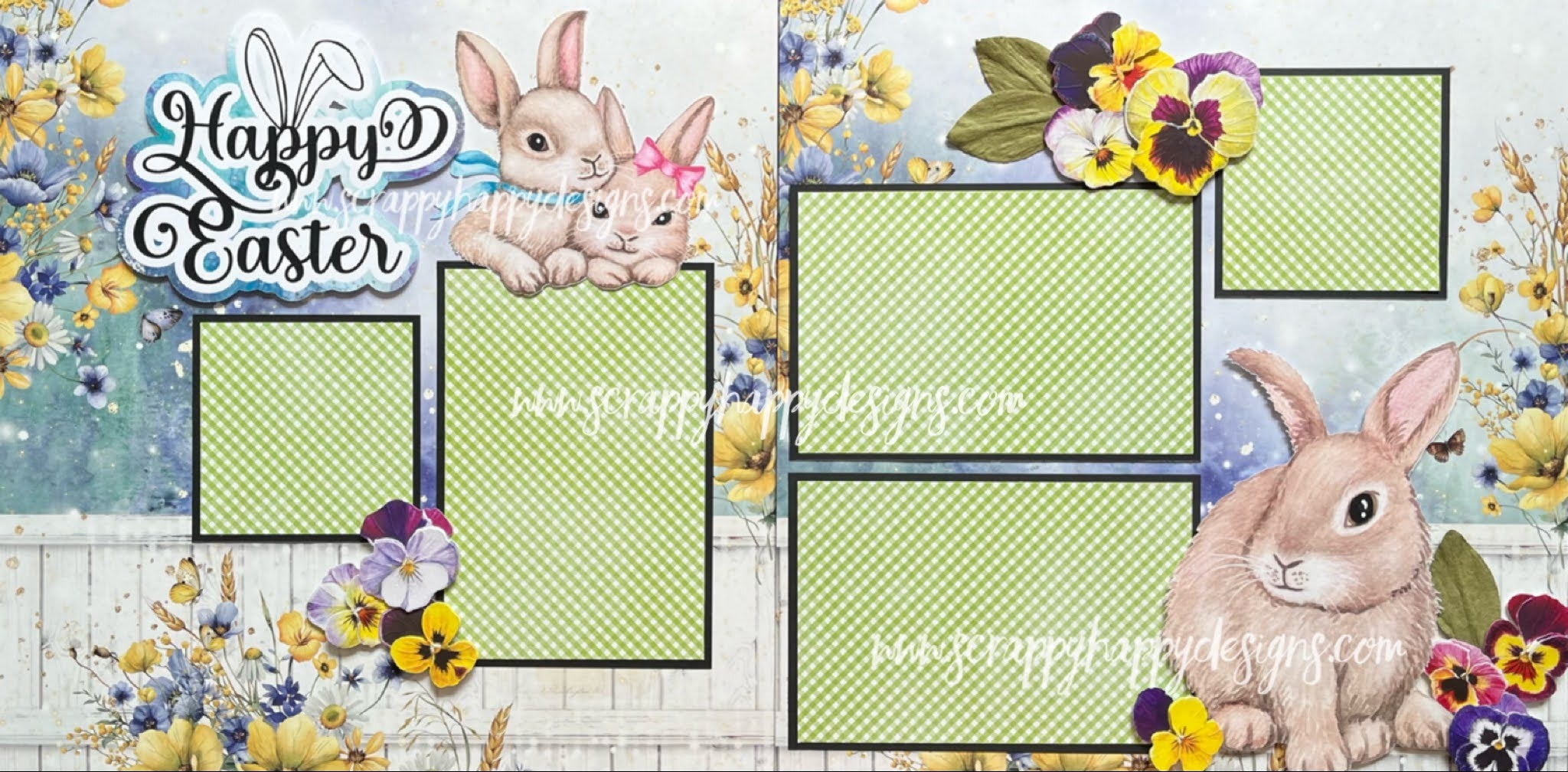 Happy Easter Page Kit | Scrappy Happy Designs